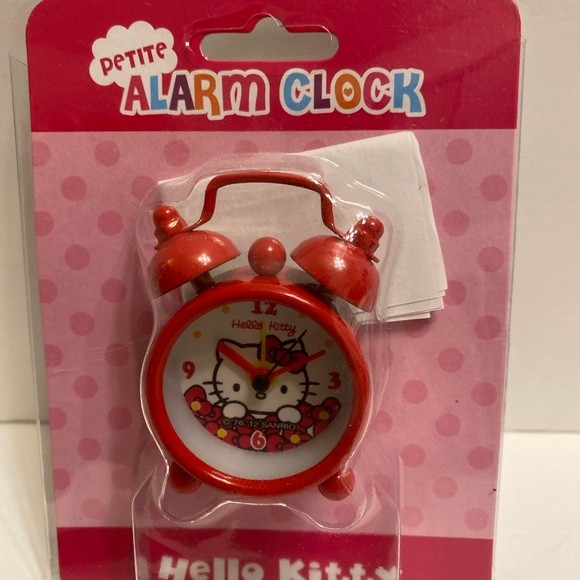 Sanrio | Other | Hello Kitty Twin Bells Petite Red Alarm Clock | Poshmark